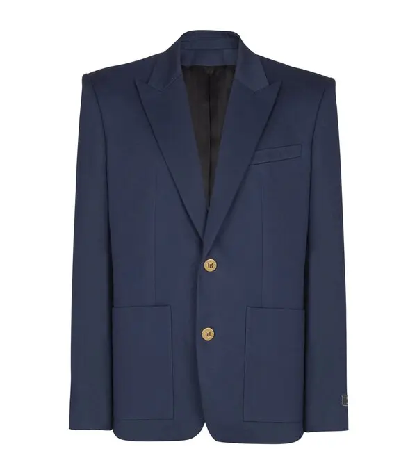 Balmain Cotton Twill Blazer