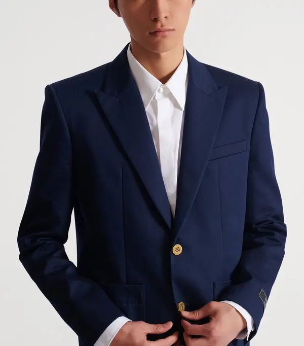 Balmain Cotton Twill Blazer