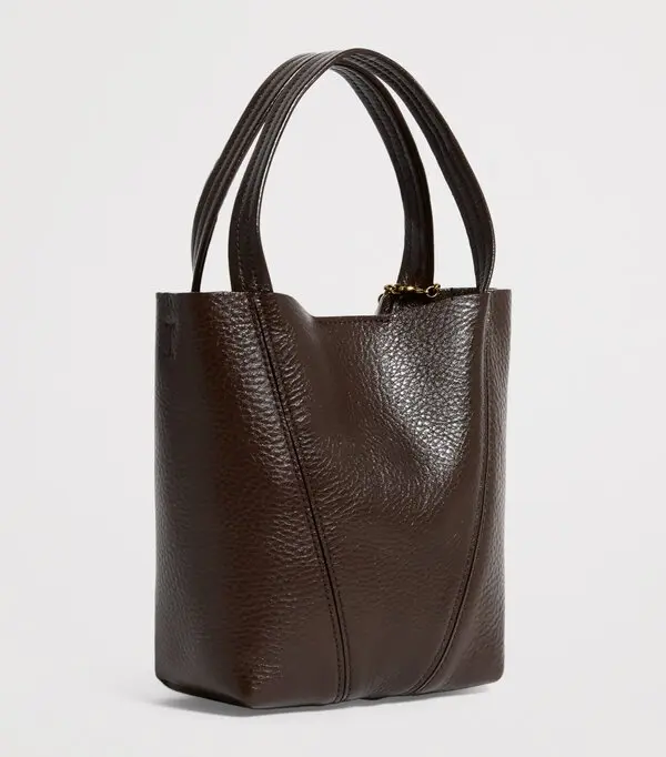 Chloé Small Calfskin Spin Tote - Brown