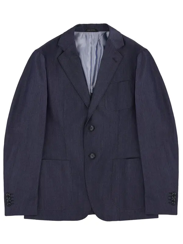 Giorgio Armani Wool Jacket - Blue