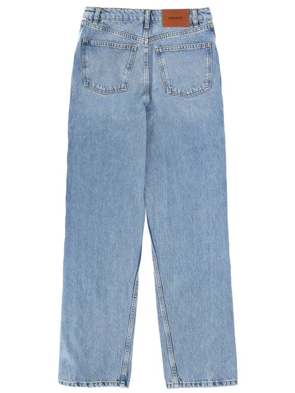 ROTATE BY BIRGER CHRISTENSEN Jeans With Lace-up Detailing - Blue