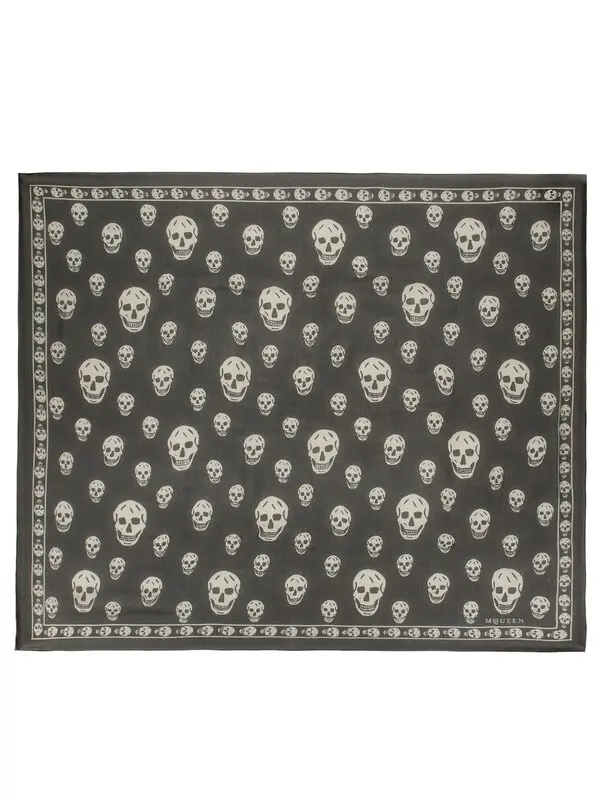 Alexander McQueen Skull" Scarf - Black