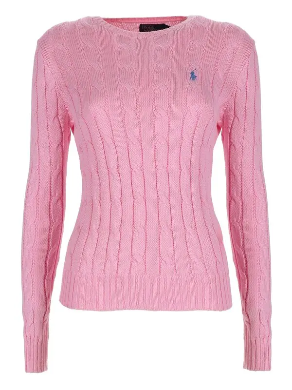 Polo Ralph Lauren Cable Knit Pullover - Pink