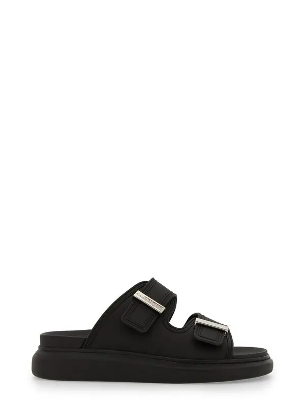 Alexander McQueen Oversized "hybrid" Sandal - Black