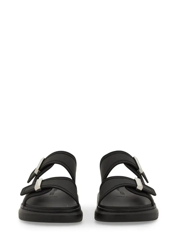 Alexander McQueen Oversized "hybrid" Sandal - Black