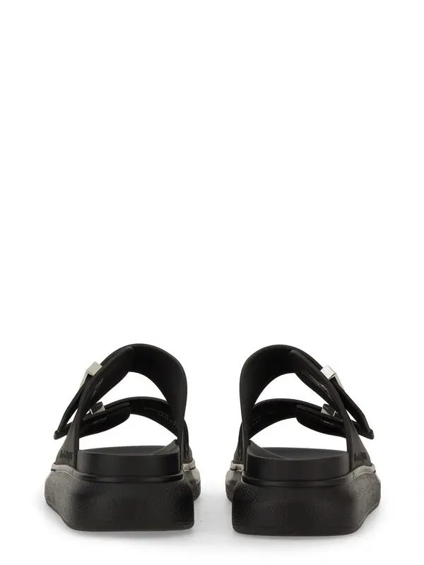 Alexander McQueen Oversized "hybrid" Sandal - Black