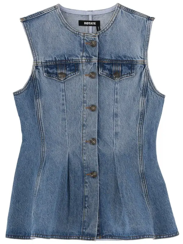 ROTATE BY BIRGER CHRISTENSEN Denim Top