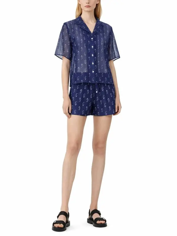 Tory Burch Printed Shirt - Blue