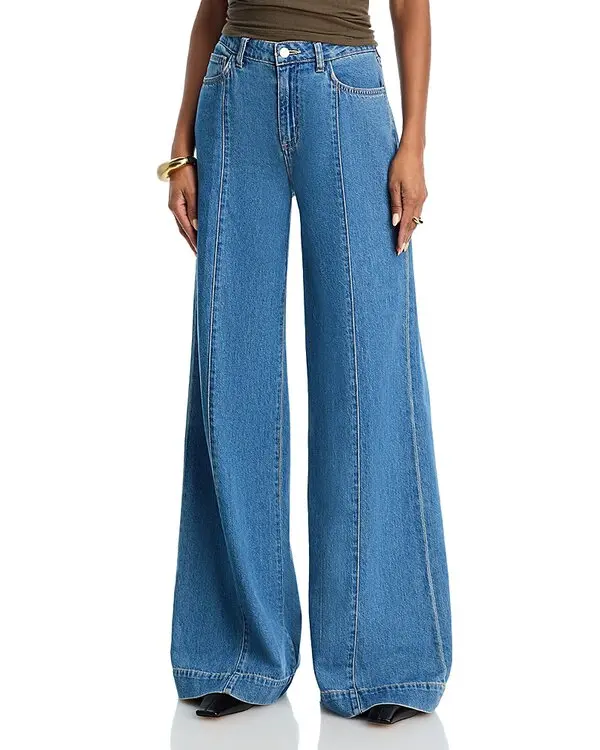 L'AGENCE Sandy High-rise Wide-leg Jeans - Wilton
