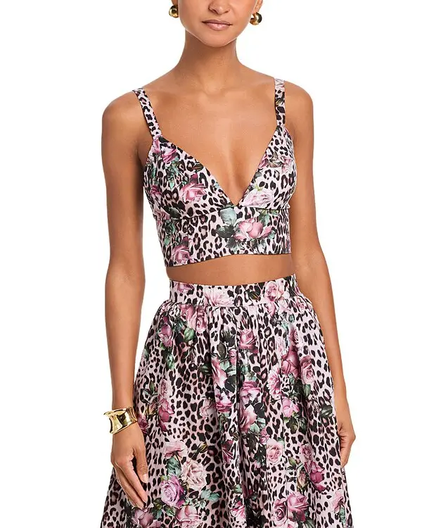 L'Agence Kaori Bralette Top - Multi Rose