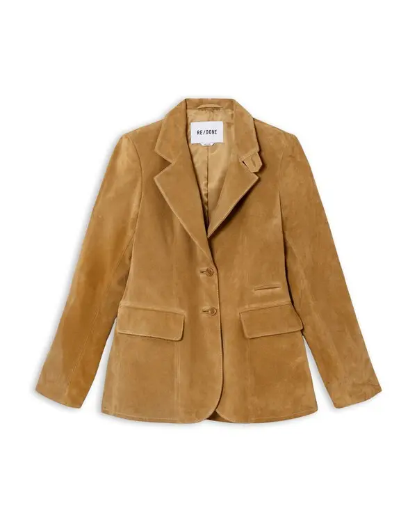 RE/DONE Classic Suede Blazer