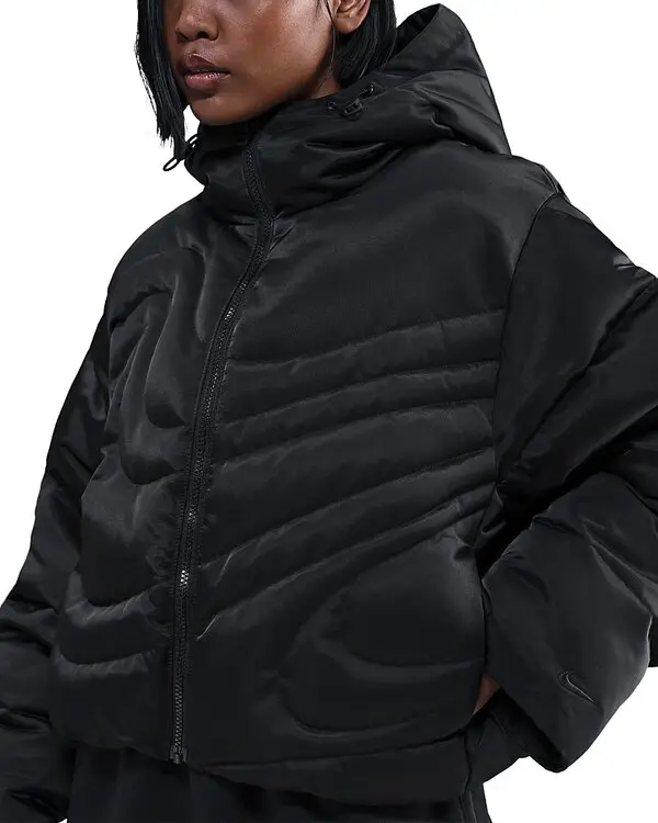 Nike Sportswear Therma-fit Oversized Swoosh Puffer Jacket - Black