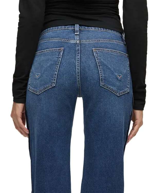 Hudson Jeans Rosie High-rise Wide Leg Jeans - Deep Ray