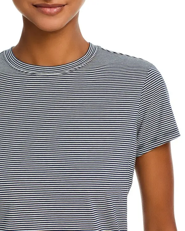 FRAME The Stripe Baby Tee - Navy Multi