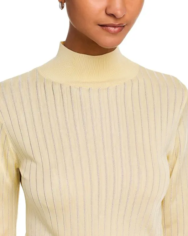 FRAME The Crop Fitted Turtleneck