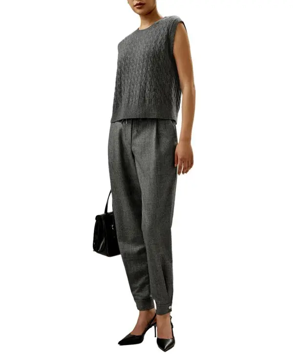 Lilysilk Worsted Wool Trousers