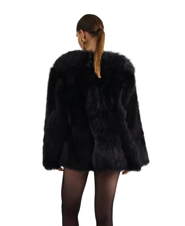 MALINA Jana Shearling Long Sleeve Jacket