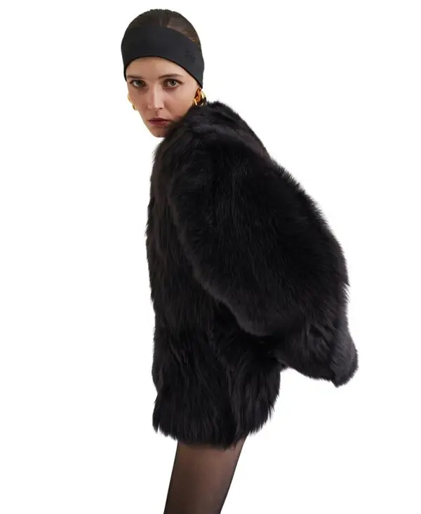 MALINA Jana Shearling Long Sleeve Jacket