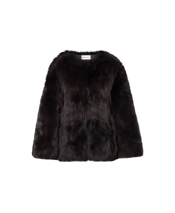 MALINA Jana Shearling Long Sleeve Jacket