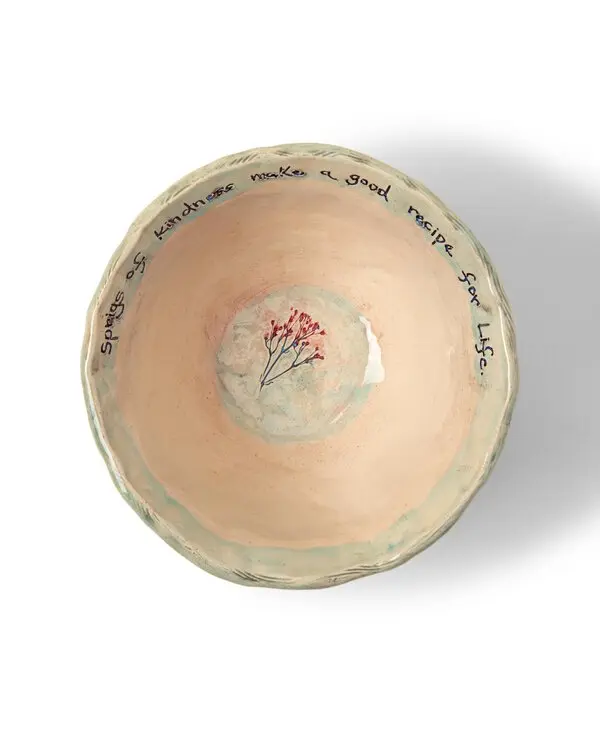 UNCOMMON GOODS Sprigs Of Kindness Bowl Nina J Design Studios