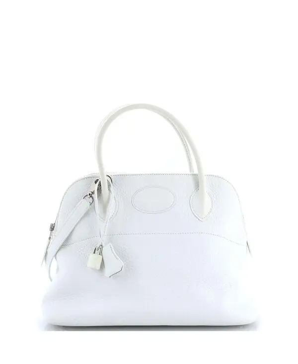 HERMES 31 Bolide Bag Clemence - White