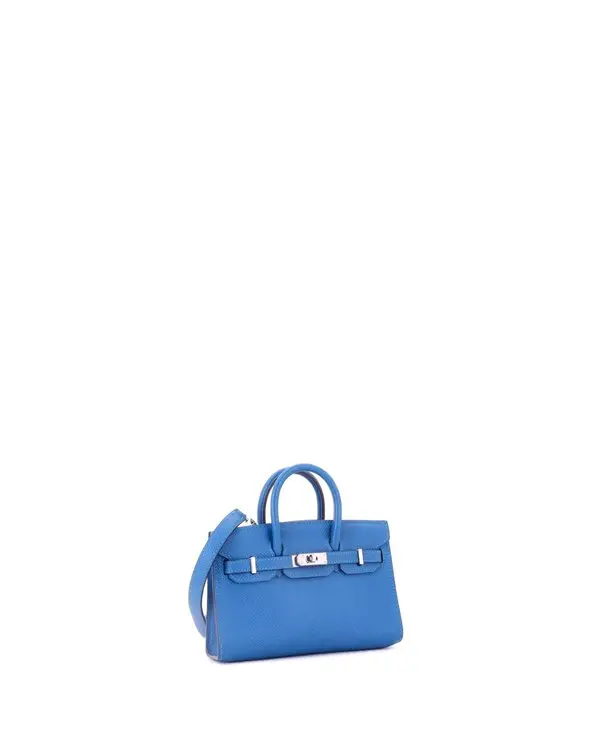 HERMES Birkin Tiny Handbag With Palladium Hardware