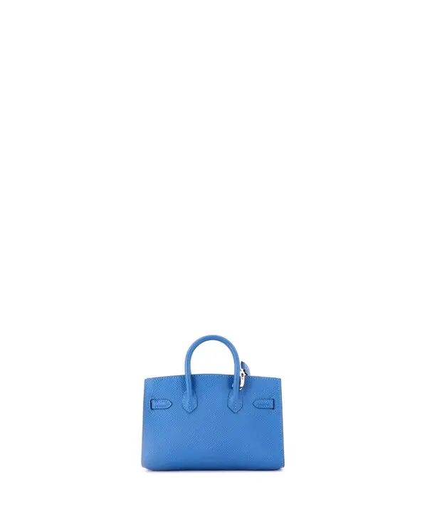 HERMES Birkin Tiny Handbag With Palladium Hardware