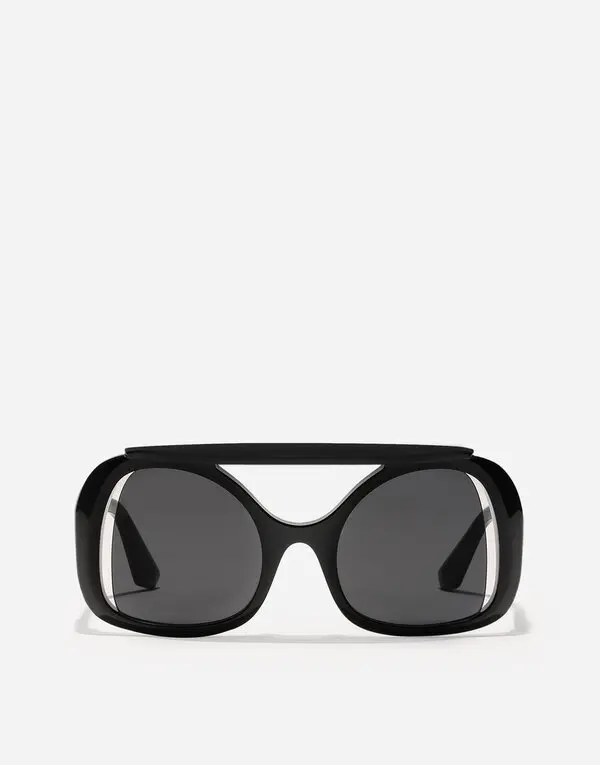 Dolce & Gabbana Sunglasses With Acetate Frame And Temples - Black
