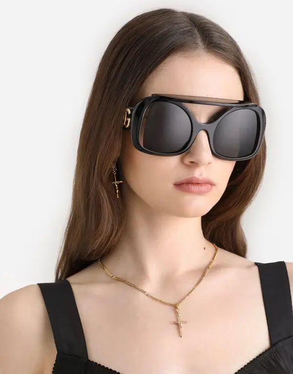 Dolce & Gabbana Sunglasses With Acetate Frame And Temples
