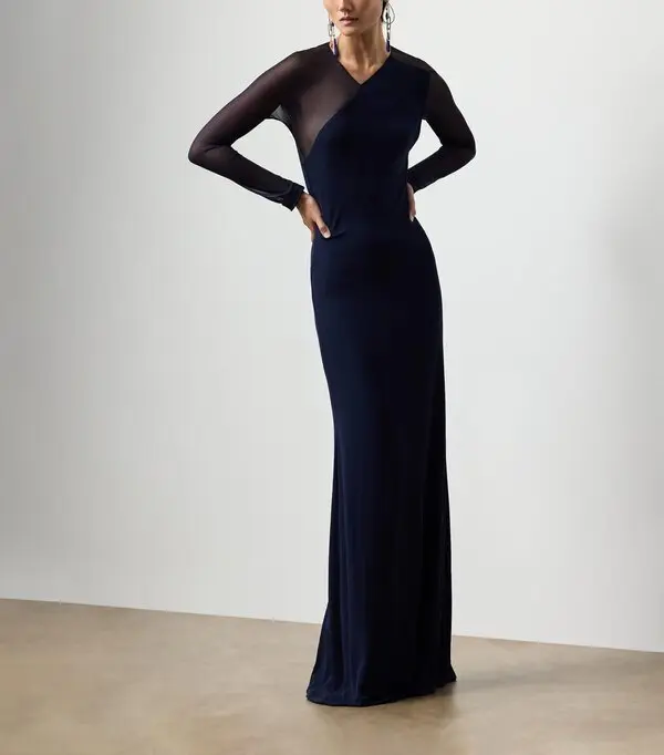Ralph Lauren Brynn Jersey Maxi Dress