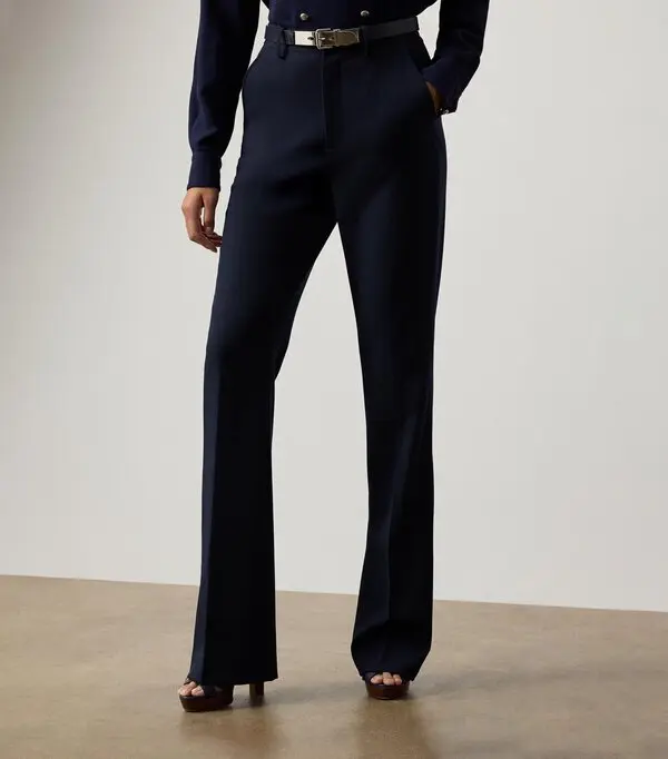 Ralph Lauren Wool Grain De Poudre Wrigley Trousers