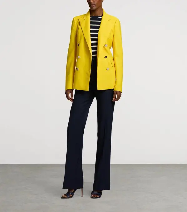 Ralph Lauren Wool Grain De Poudre Wrigley Trousers
