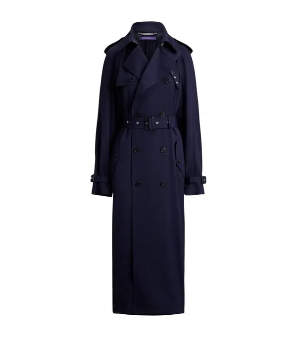 Ralph Lauren Wool-blend Alecia Trench Coat