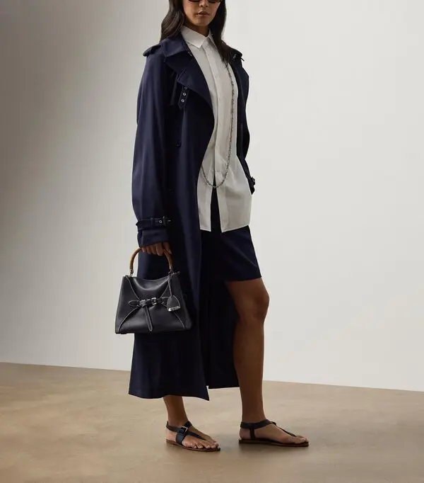 Ralph Lauren Wool-blend Alecia Trench Coat