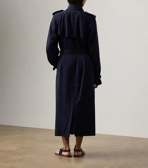 Ralph Lauren Wool-blend Alecia Trench Coat