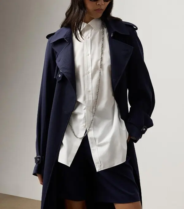 Ralph Lauren Wool-blend Alecia Trench Coat