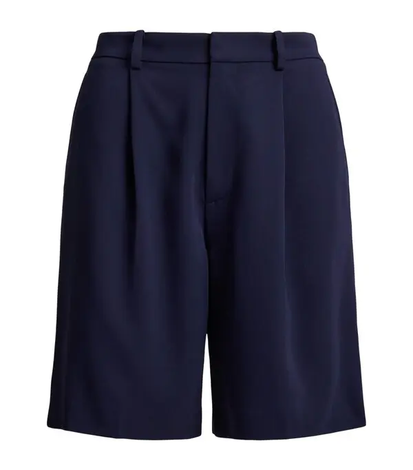 Ralph Lauren Wool Minetta Shorts - Navy