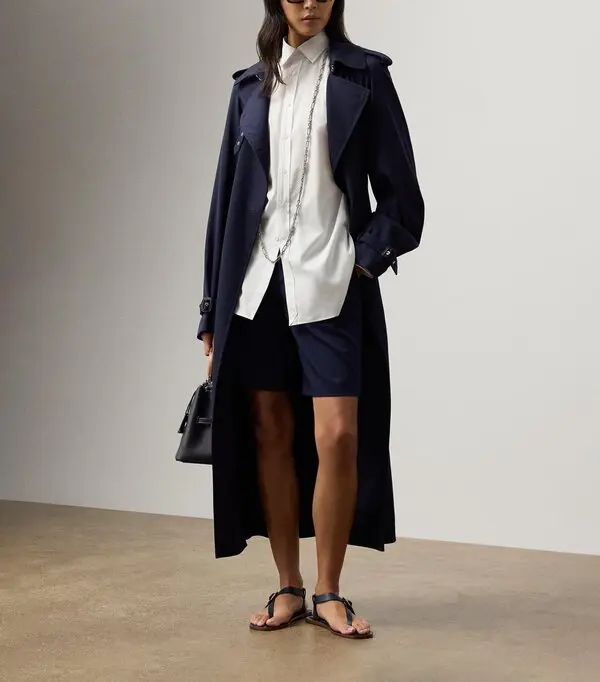 Ralph Lauren Wool Minetta Shorts - Navy