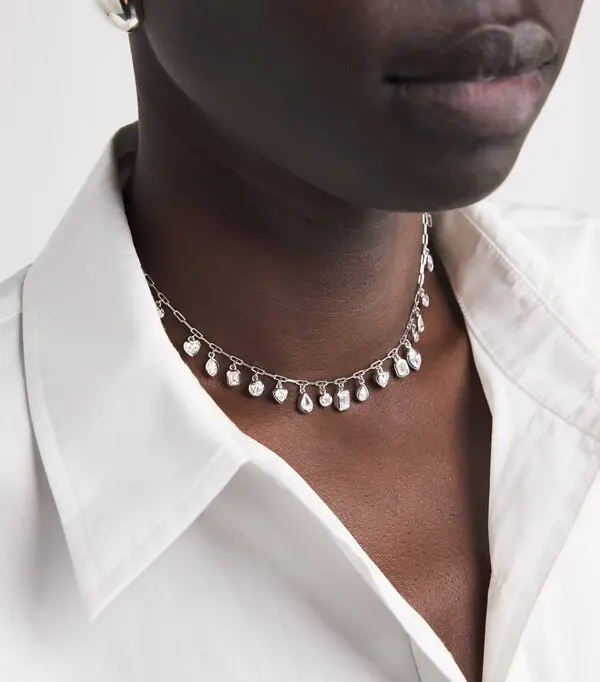 Shay Gold And Diamond Bezel Necklace