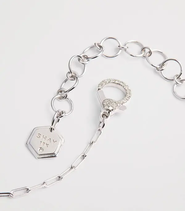 Shay Gold And Diamond Bezel Necklace