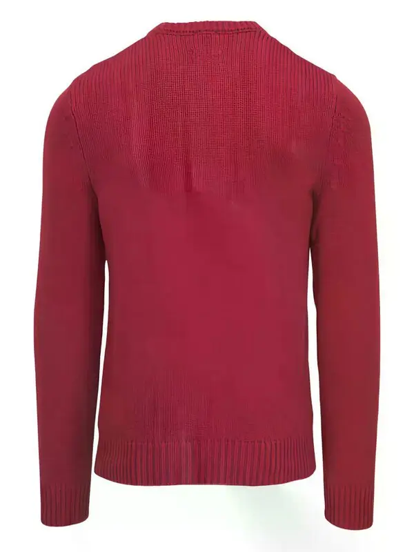 Faherty Brand Ribbed Knit Sweater - Red