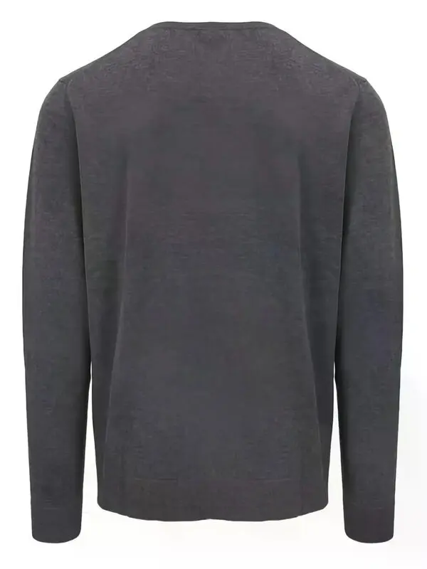 Kinross Cashmere V-neck Long Sleeve Sweater