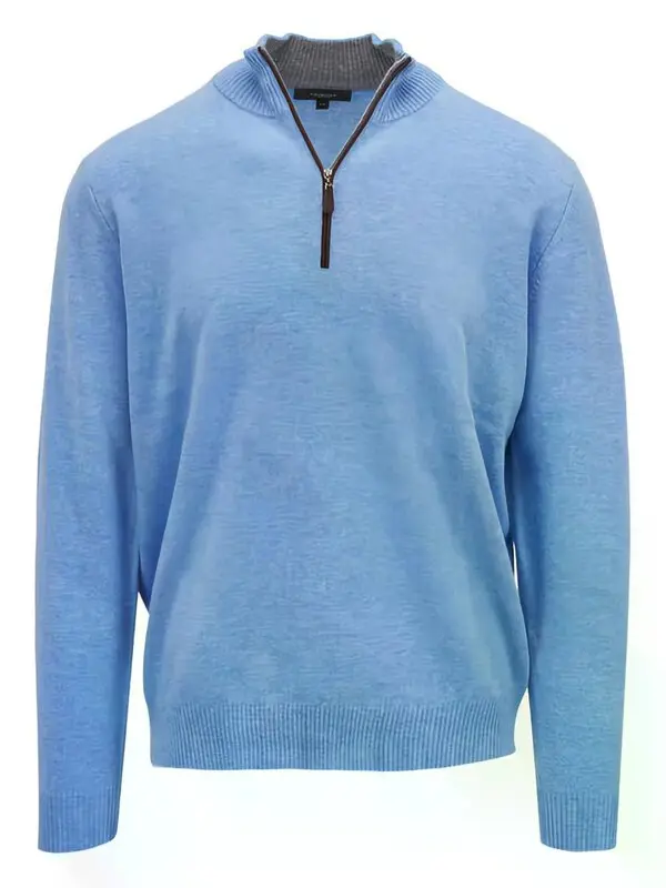 Kinross Cashmere Mock-neck Sweater