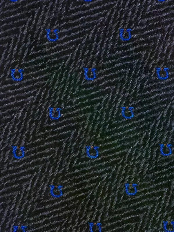 FERRAGAMO Herringbone Pattern Necktie