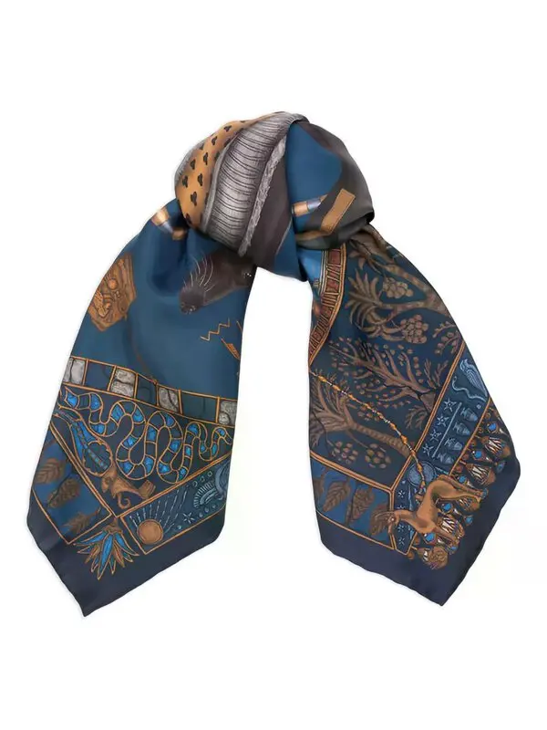 SABINA SAVAGE Patterned Scarf