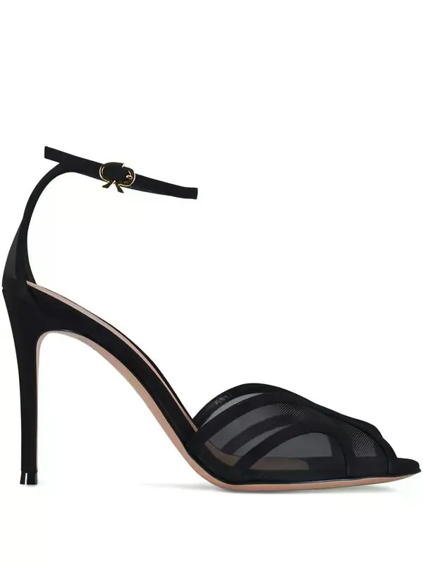 GIANVITO ROSSI Mesh Stiletto Sandals