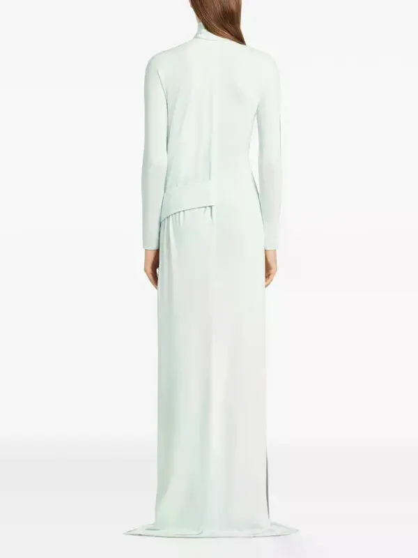 COURREGES Buckled Long Dress - Green