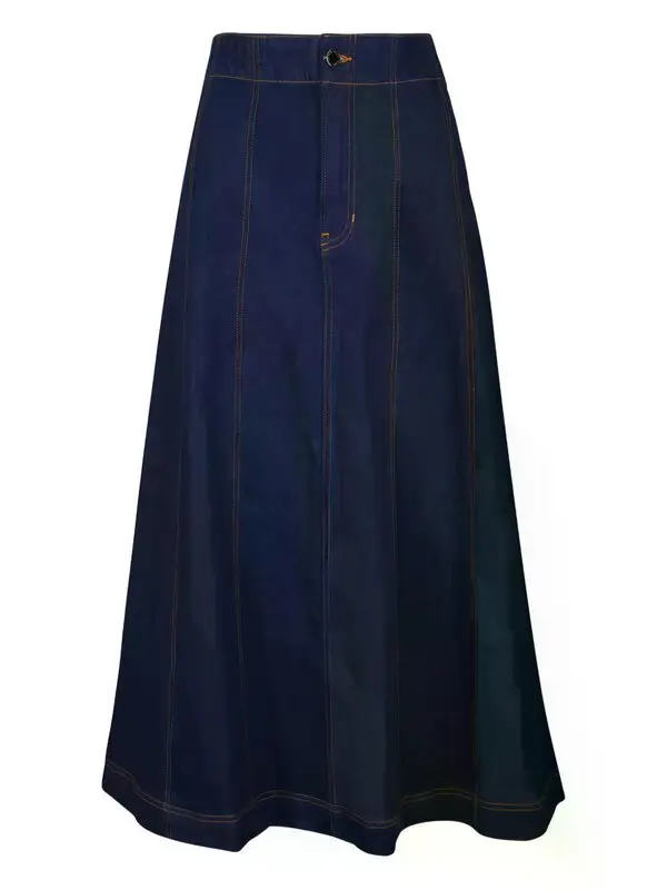Veronica Beard Alix Panelled Midi Skirt