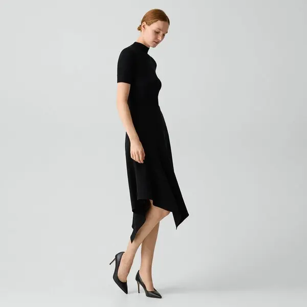 Theory Panel Drape Skirt