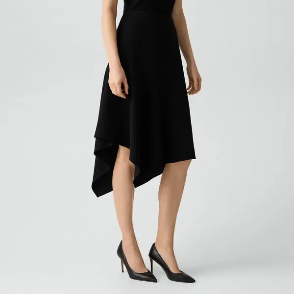 Theory Panel Drape Skirt